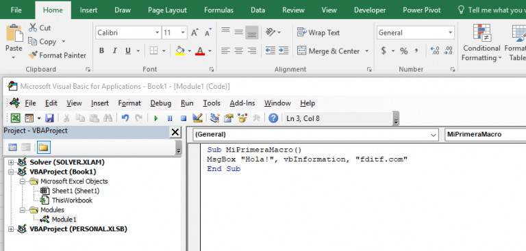 Ejemplos de macro en Excel - Business Intelligence MX